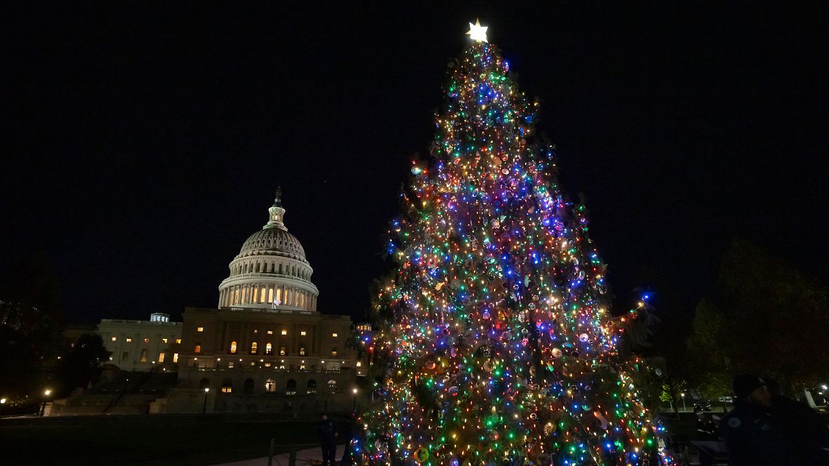 Deux jours avant l'illumination : une tempête fait tomber l'arbre de ...
