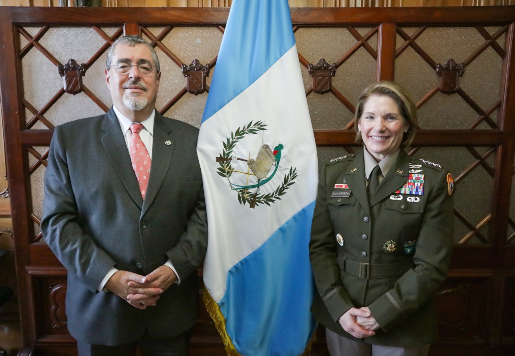 Le général américain Southcom en visite au Guatemala