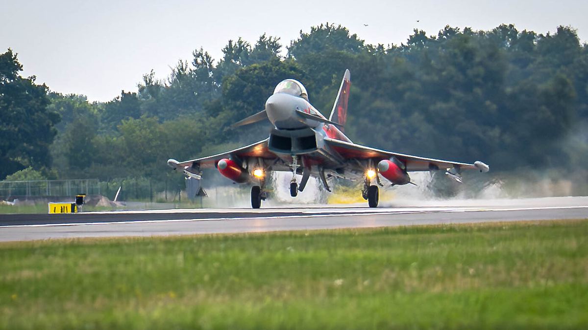 Intercepteur sur la mer Baltique: l'OTAN alertes Eurofighter en raison ...
