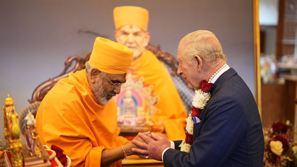 « Geste de respect » : le roi Charles se réjouit de la visite du temple