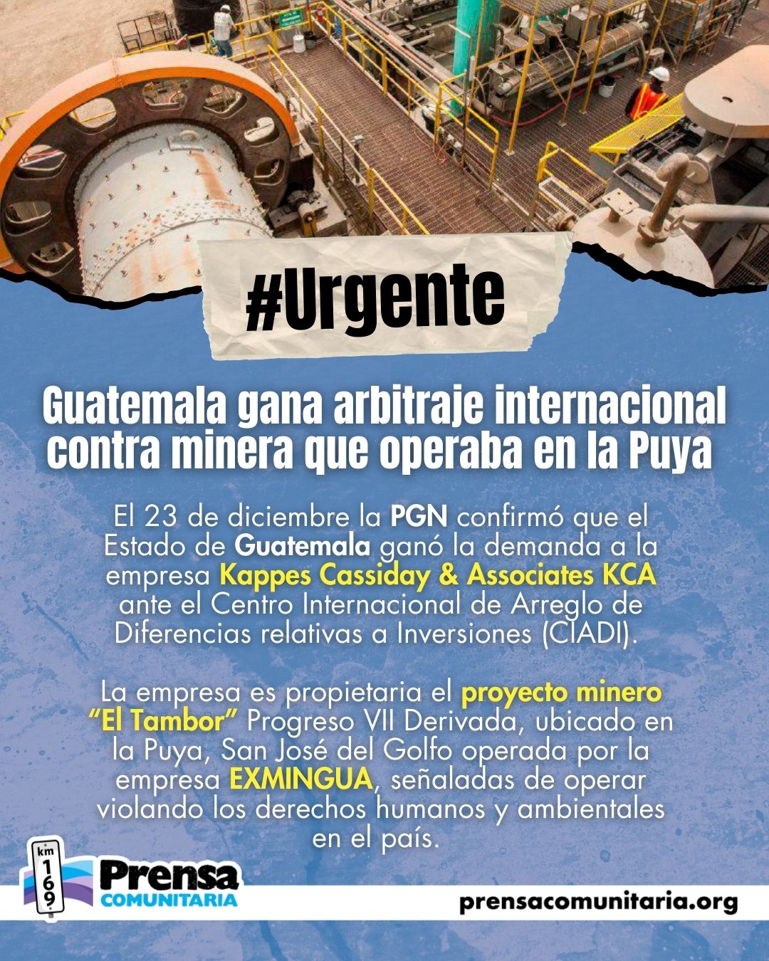 Victoire contre la mienne : le Guatemala n’a pas à payer près d’un demi ...